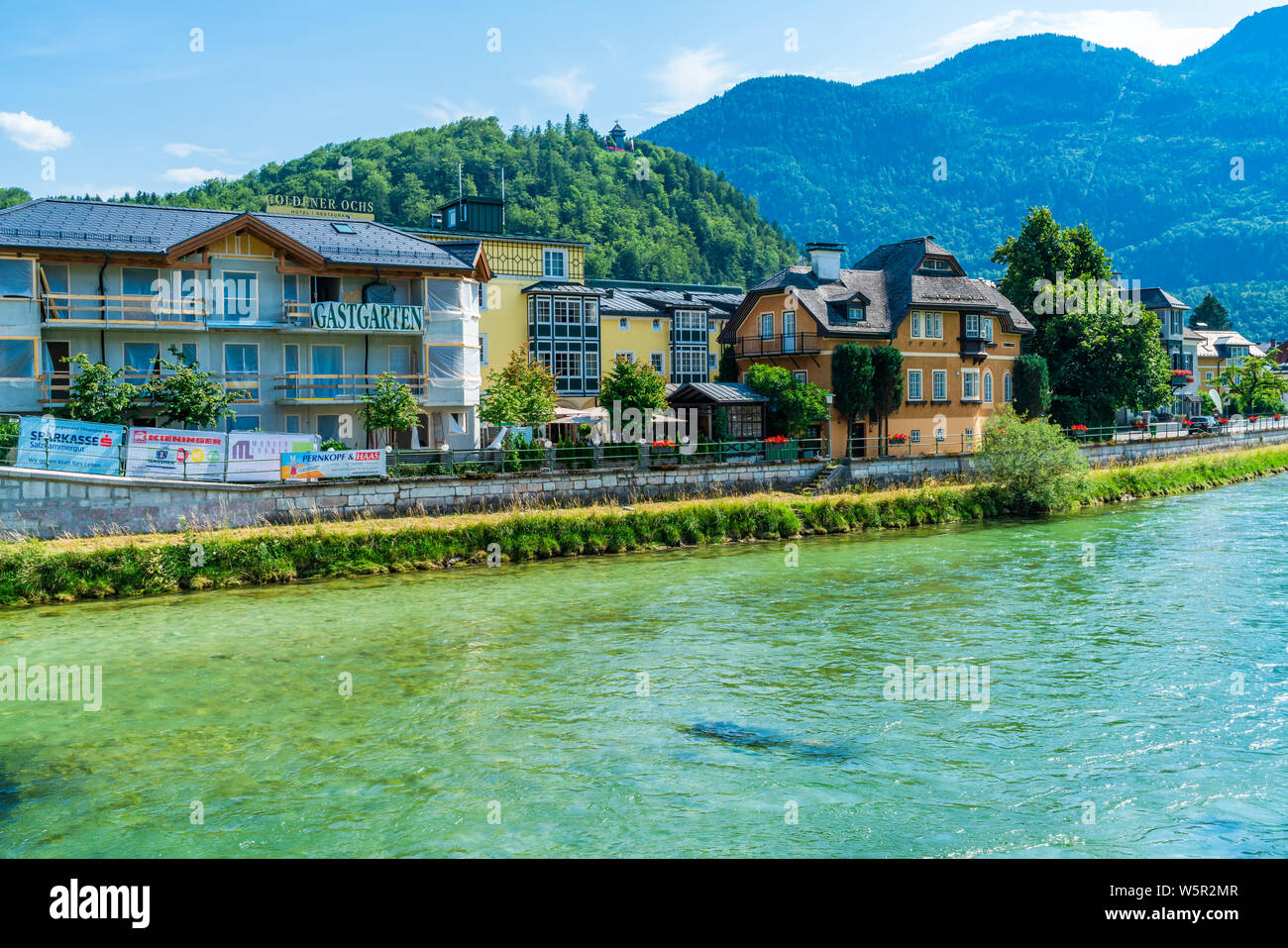 BAD ISCHL, AUSTRIA - JULY 06, 2019: Bad Ischl is an Austrian spa town ...