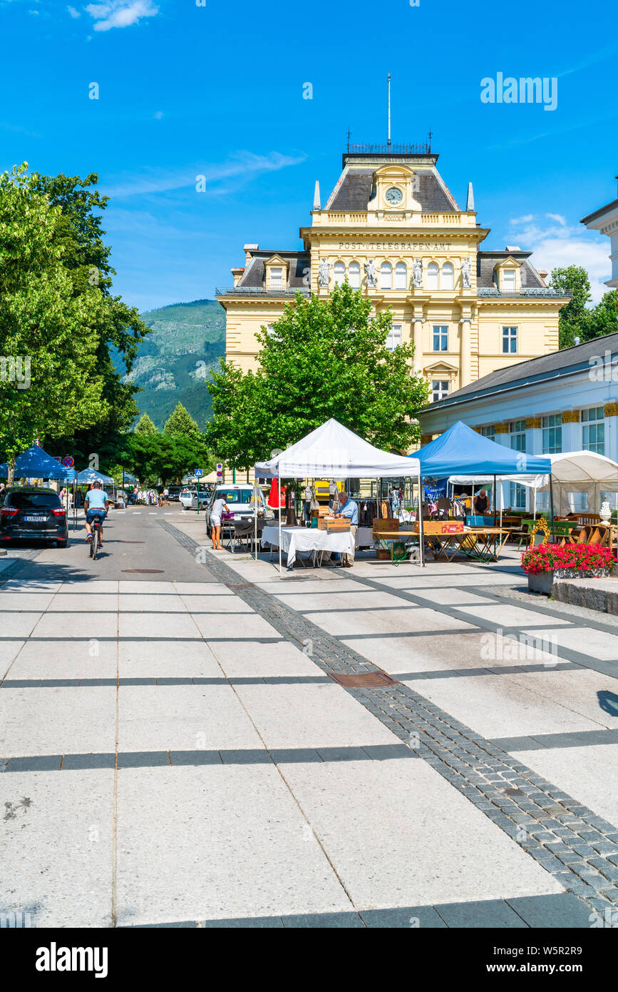 BAD ISCHL, AUSTRIA - 06 JULY 2019: Bad Ischl is an Austrian spa town ...