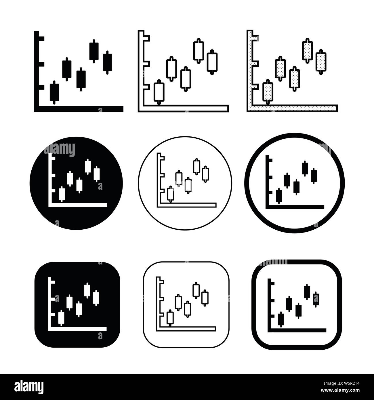 Simple set of diagram and graph icon Stock Vector Image & Art - Alamy
