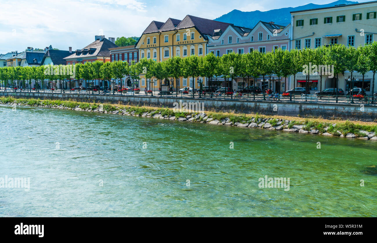 BAD ISCHL, AUSTRIA - JULY 06, 2019: Bad Ischl is an Austrian spa town ...