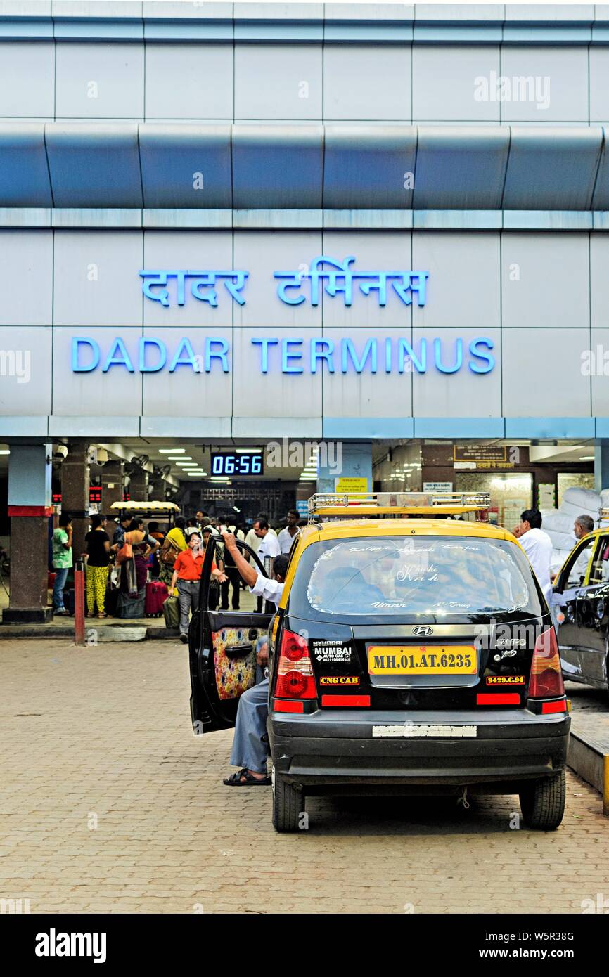 Dadar Railway Station Terminus road entrance Mumbai Maharashtra India ...