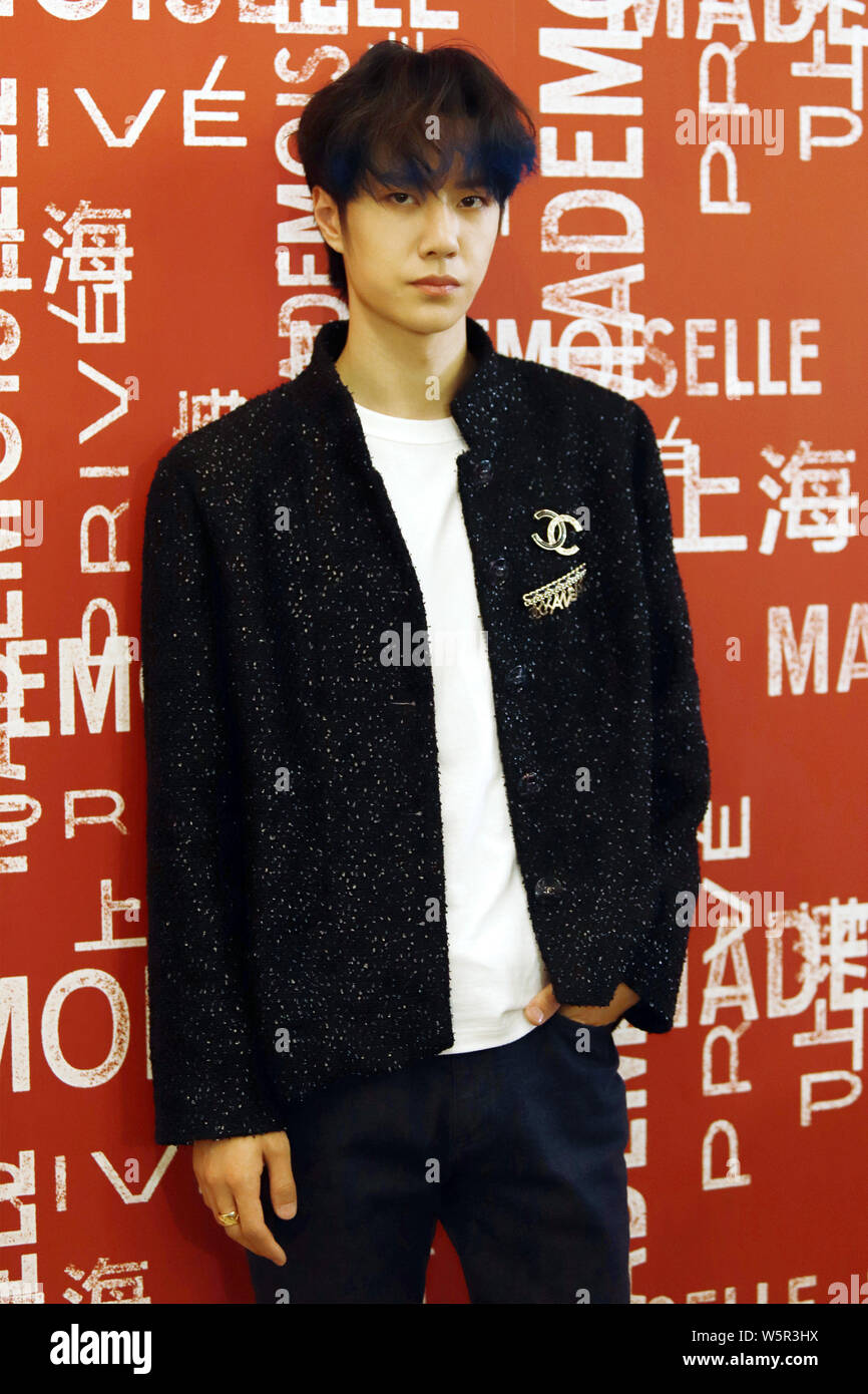 Chinese actor and singer Wang Yibo of South Korean-Chinese boyband UNIQ ...