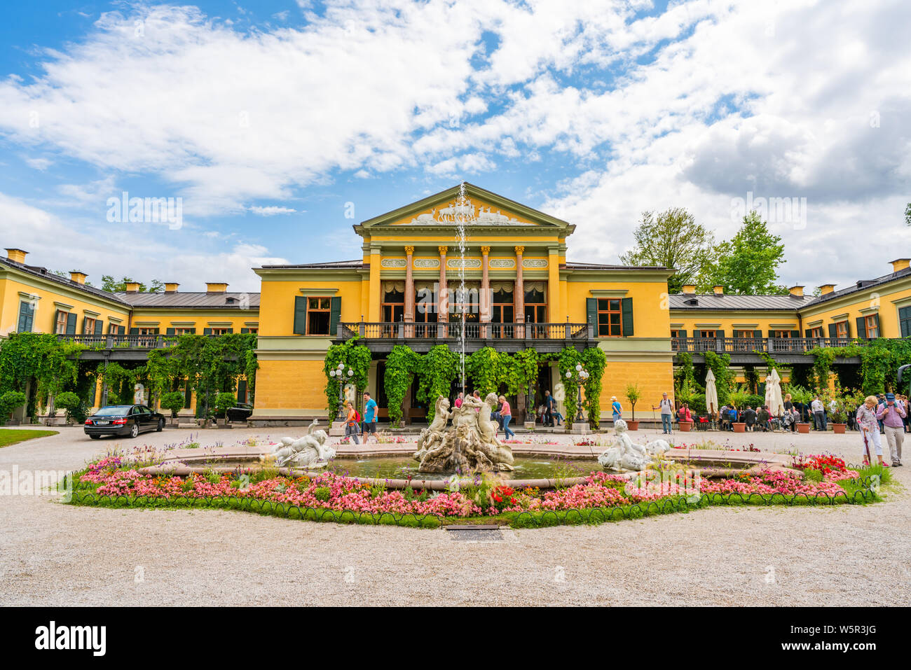 BAD ISCHL, AUSTRIA - 07 JULY 2019: The Kaiser villa in Bad Ischl, Upper ...
