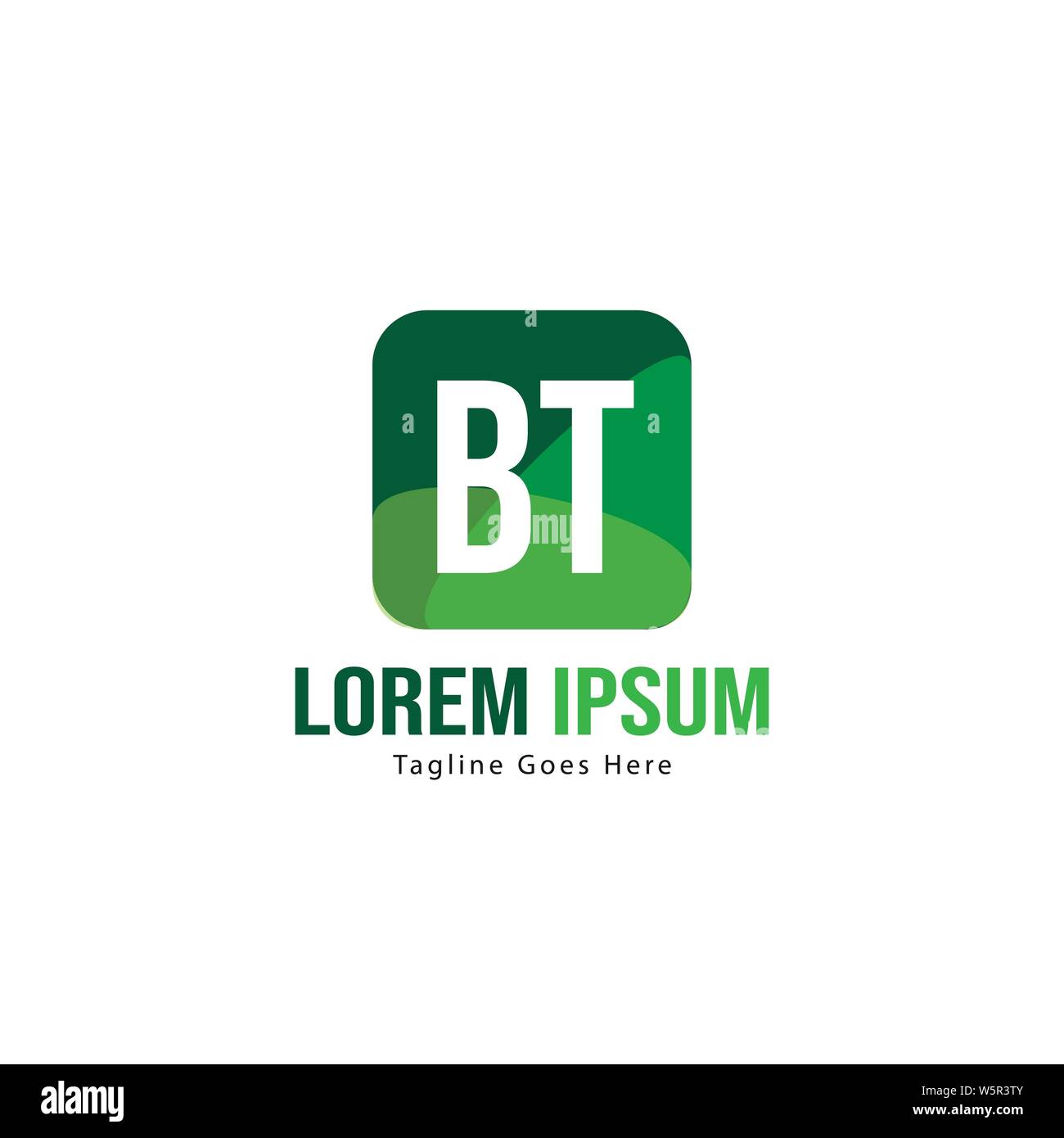 BT Letter Logo Design. Creative Modern BT Letters Icon Illustration ...