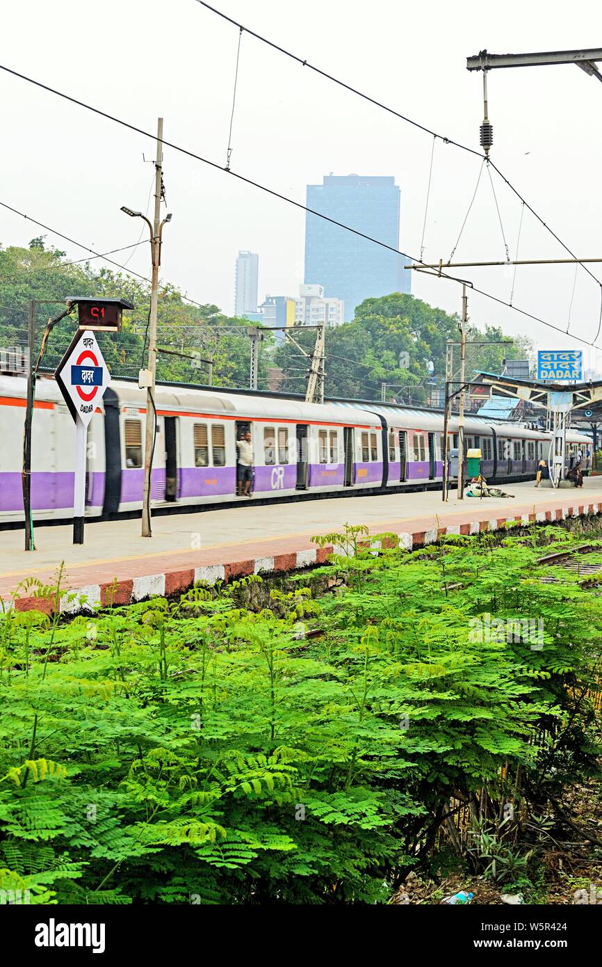 Dadar Railway Station Mumbai Maharashtra India Asia Stock Photo - Alamy