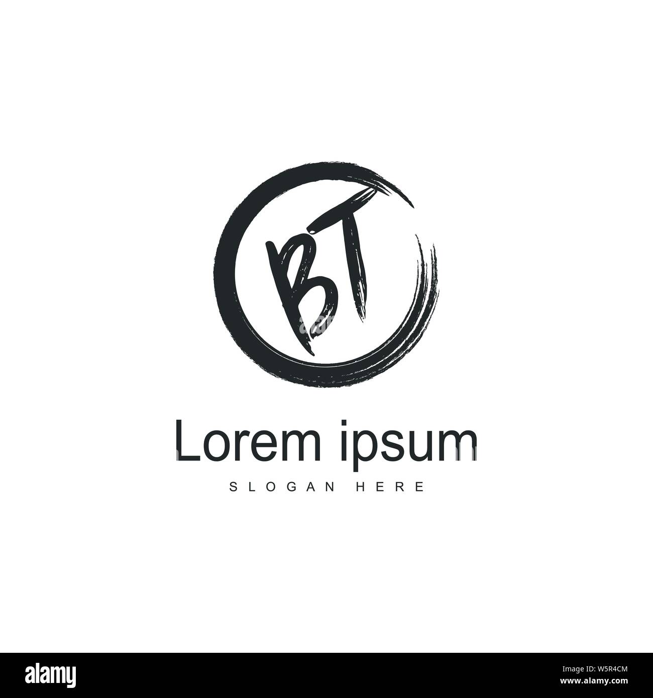 BT Letter Logo Design. Creative Modern BT Letters Icon Illustration ...