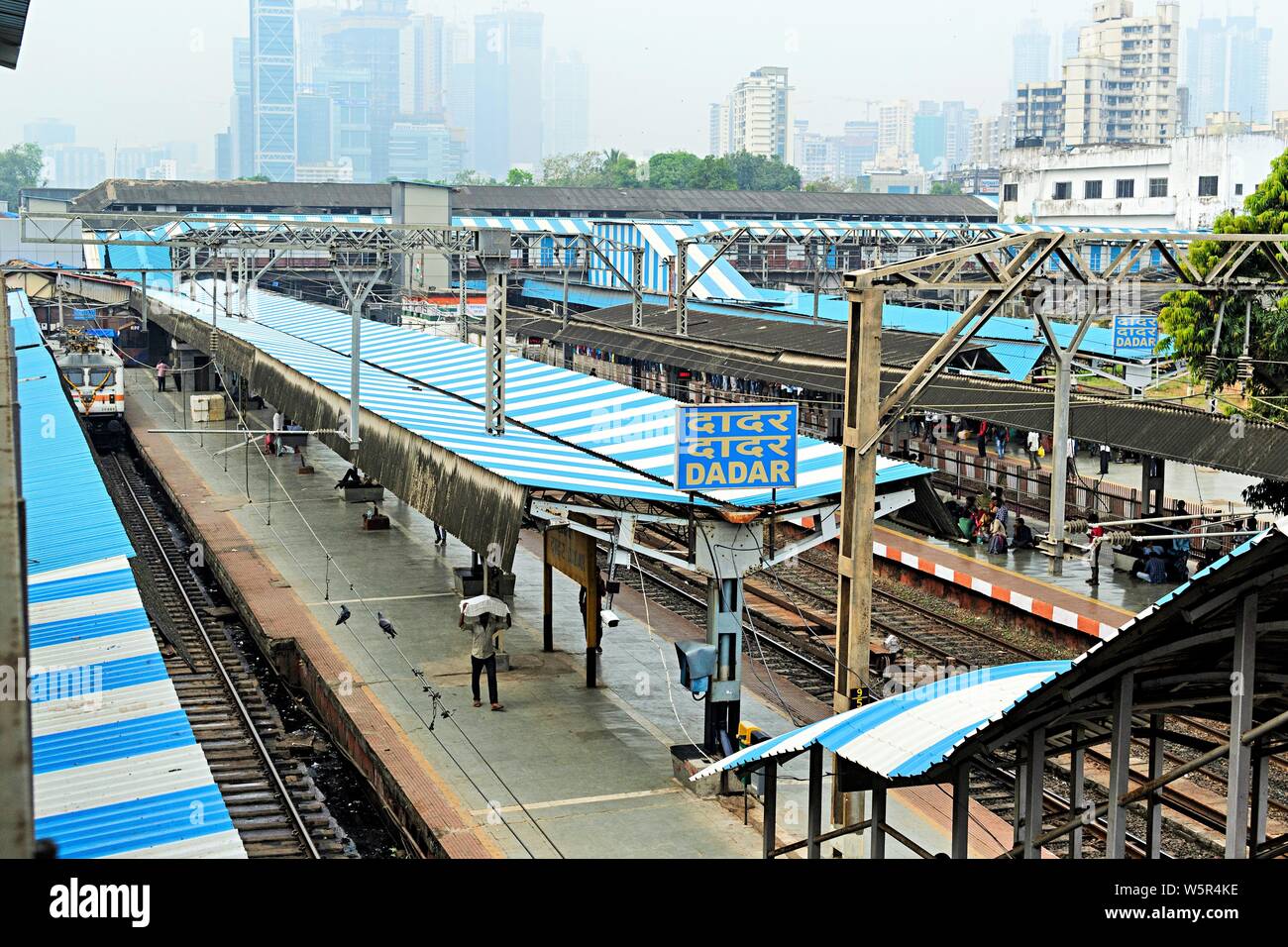 Indian railway foot over bridge hi-res stock photography and images - Alamy