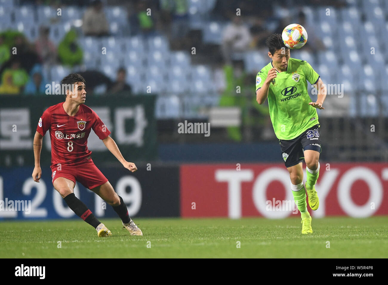 Brazilian football player Oscar dos Santos Emboaba Junior, better known as simply Oscar, of ...