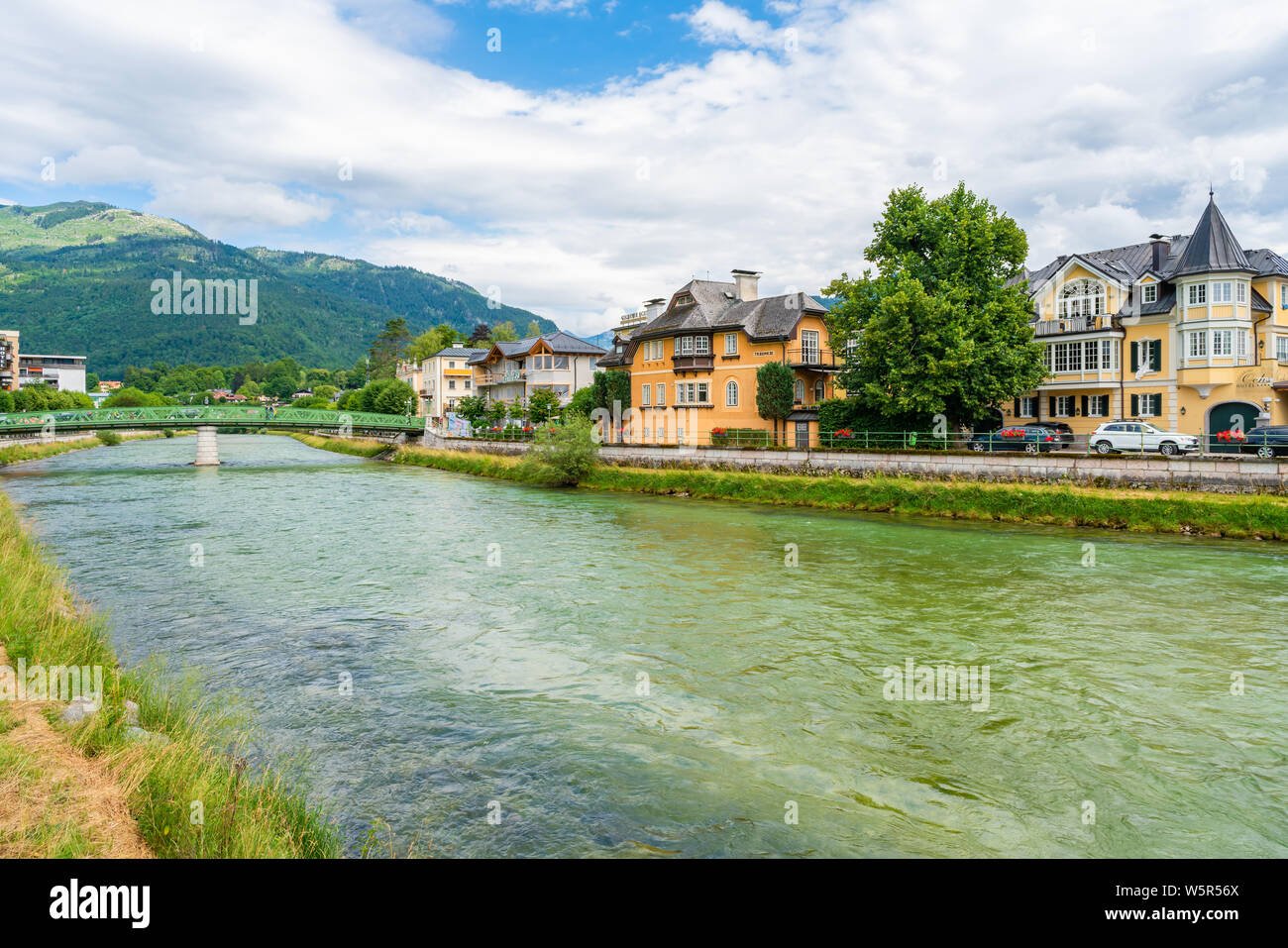 BAD ISCHL, AUSTRIA - JULY 07, 2019: Bad Ischl is an Austrian spa town ...