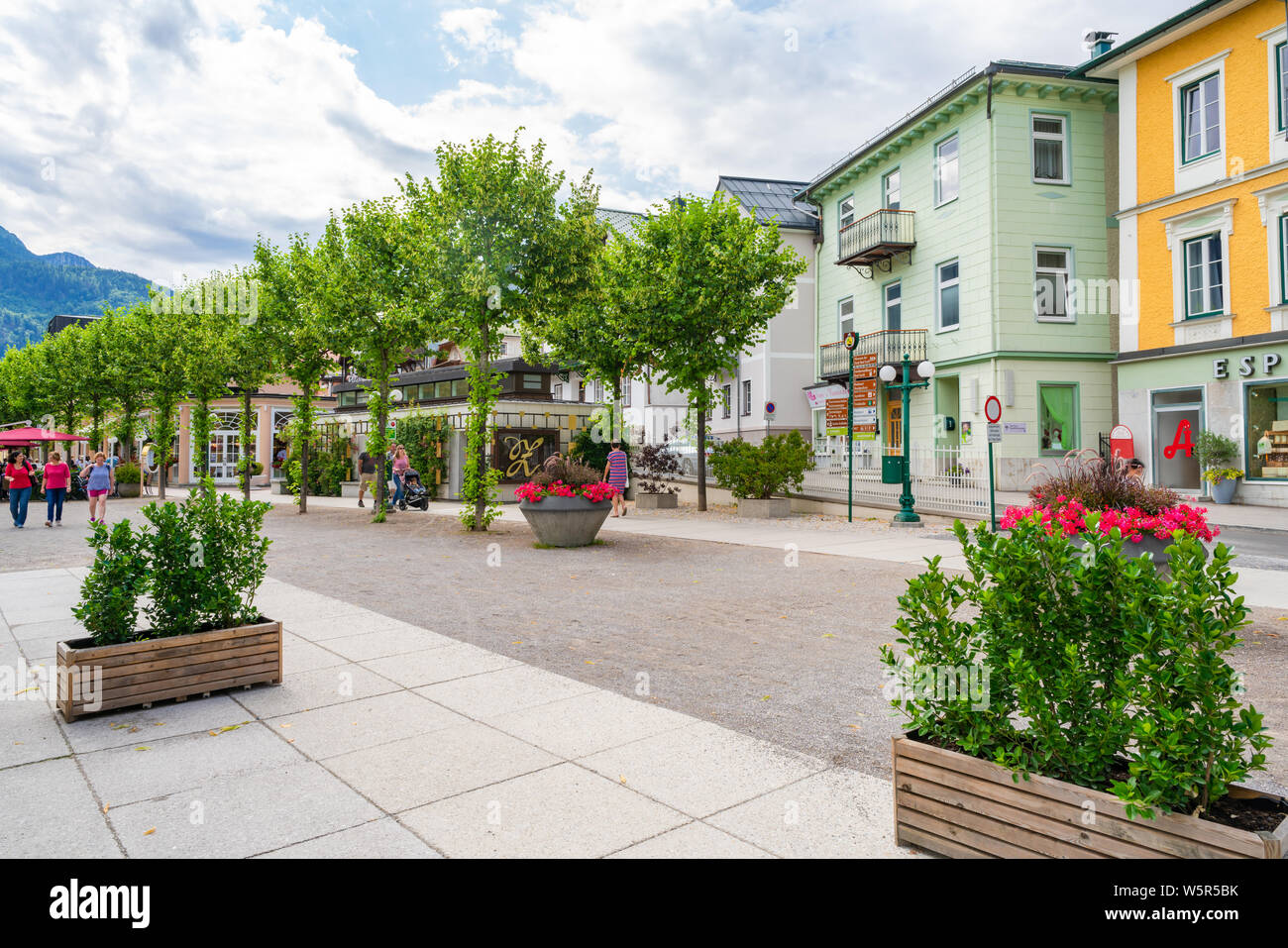 BAD ISCHL, AUSTRIA - JULY 07, 2019: Bad Ischl is an Austrian spa town ...