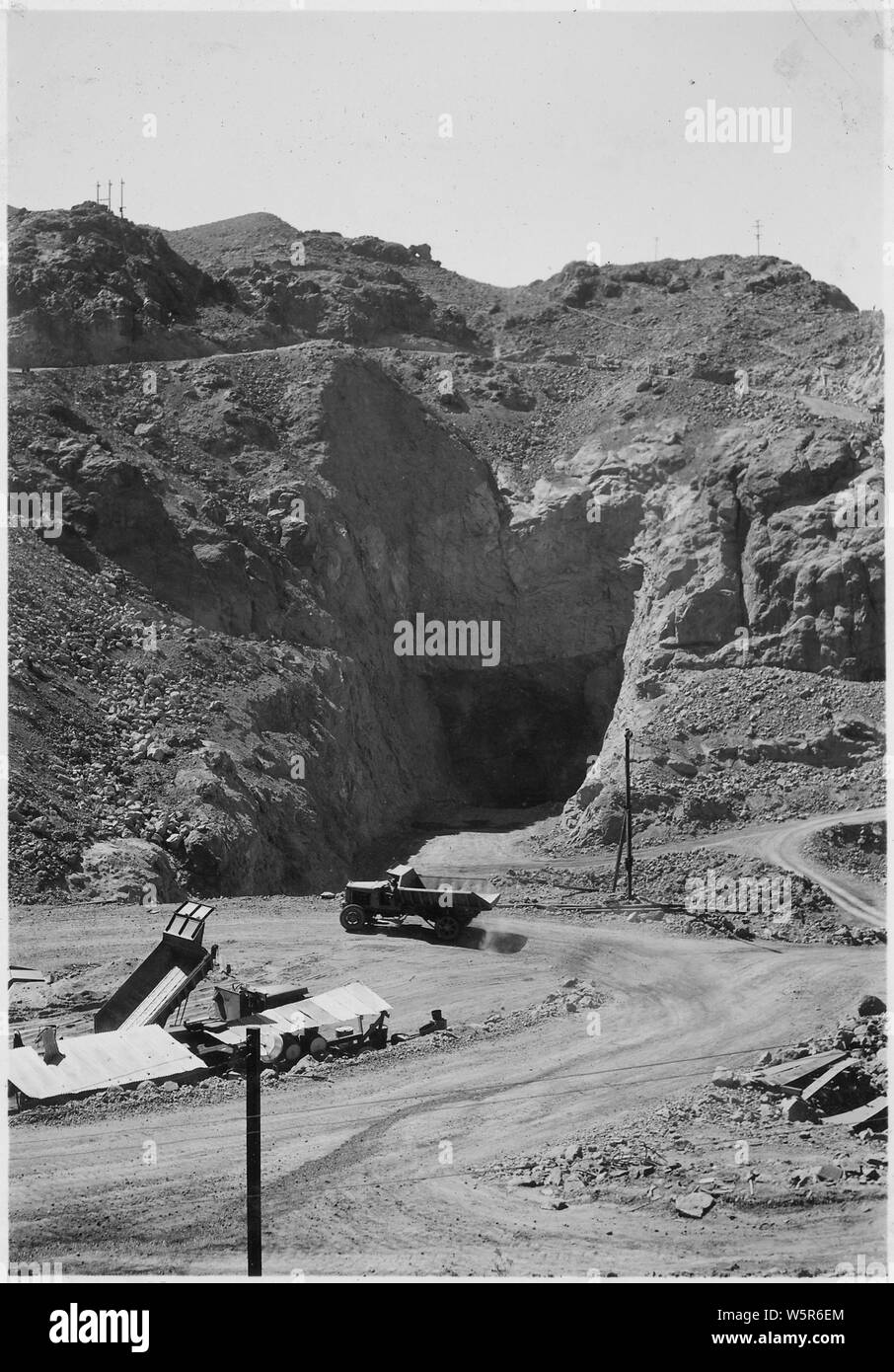 Arizona spillway Black and White Stock Photos & Images - Alamy