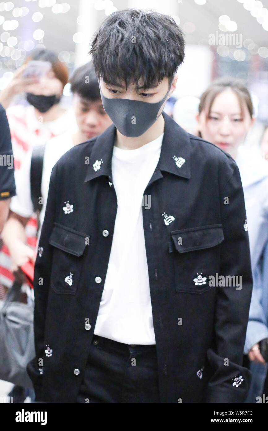 Chinese Singer And Actor Karry Wang Or Wang Junkai Of Chinese Idol