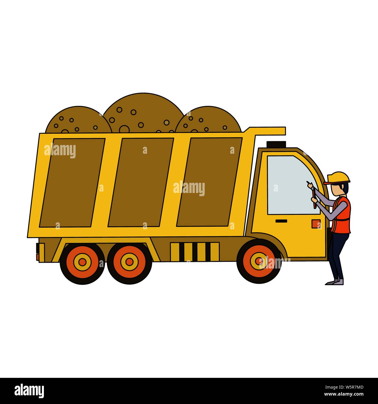 construction architectural engineering work cartoon Stock Vector Image ...