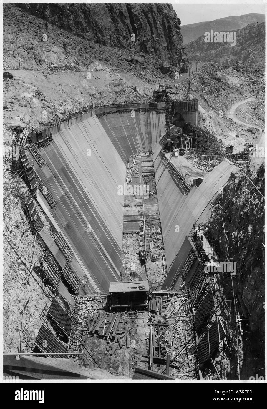 Overflow spillway Black and White Stock Photos & Images - Alamy