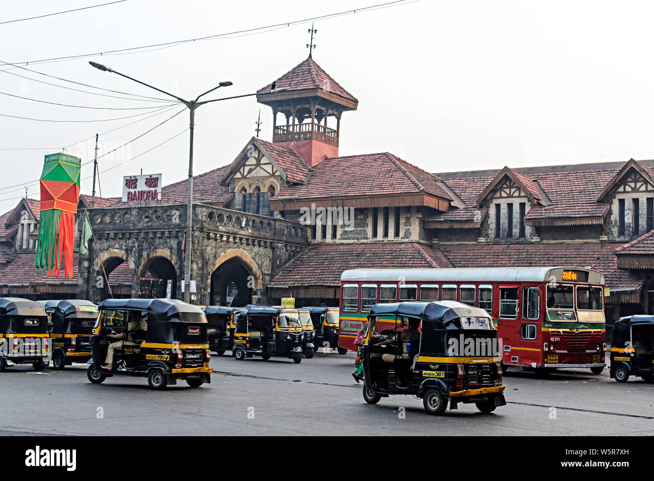 Bandra Railway Station entrance Mumbai Maharashtra India Asia Stock ...