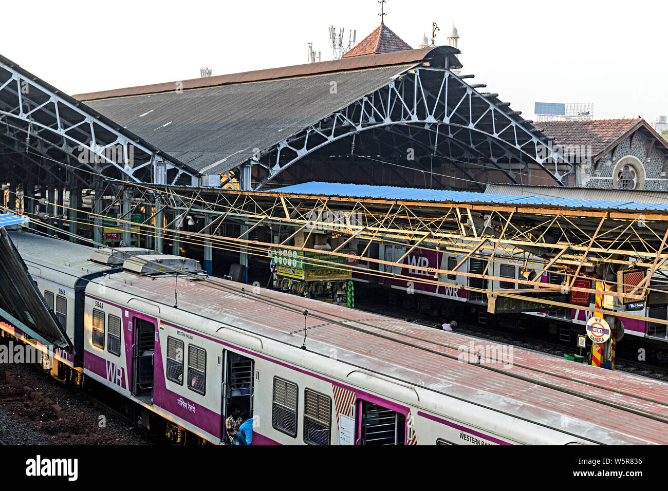 Bandra Railway Station Mumbai Maharashtra India Asia Stock Photo - Alamy