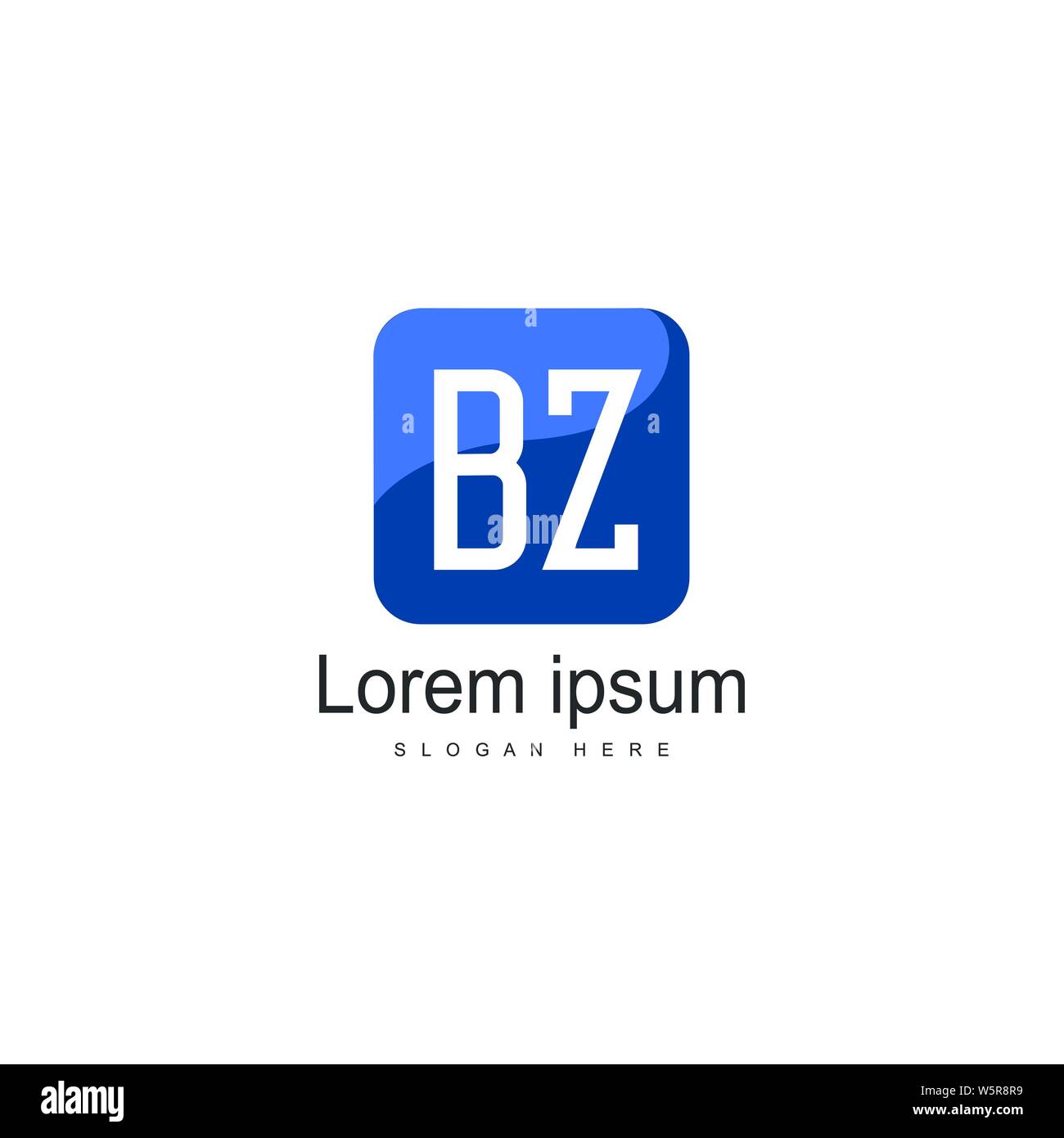BZ Letter Logo Design. Creative Modern BZ Letters Icon Illustration ...