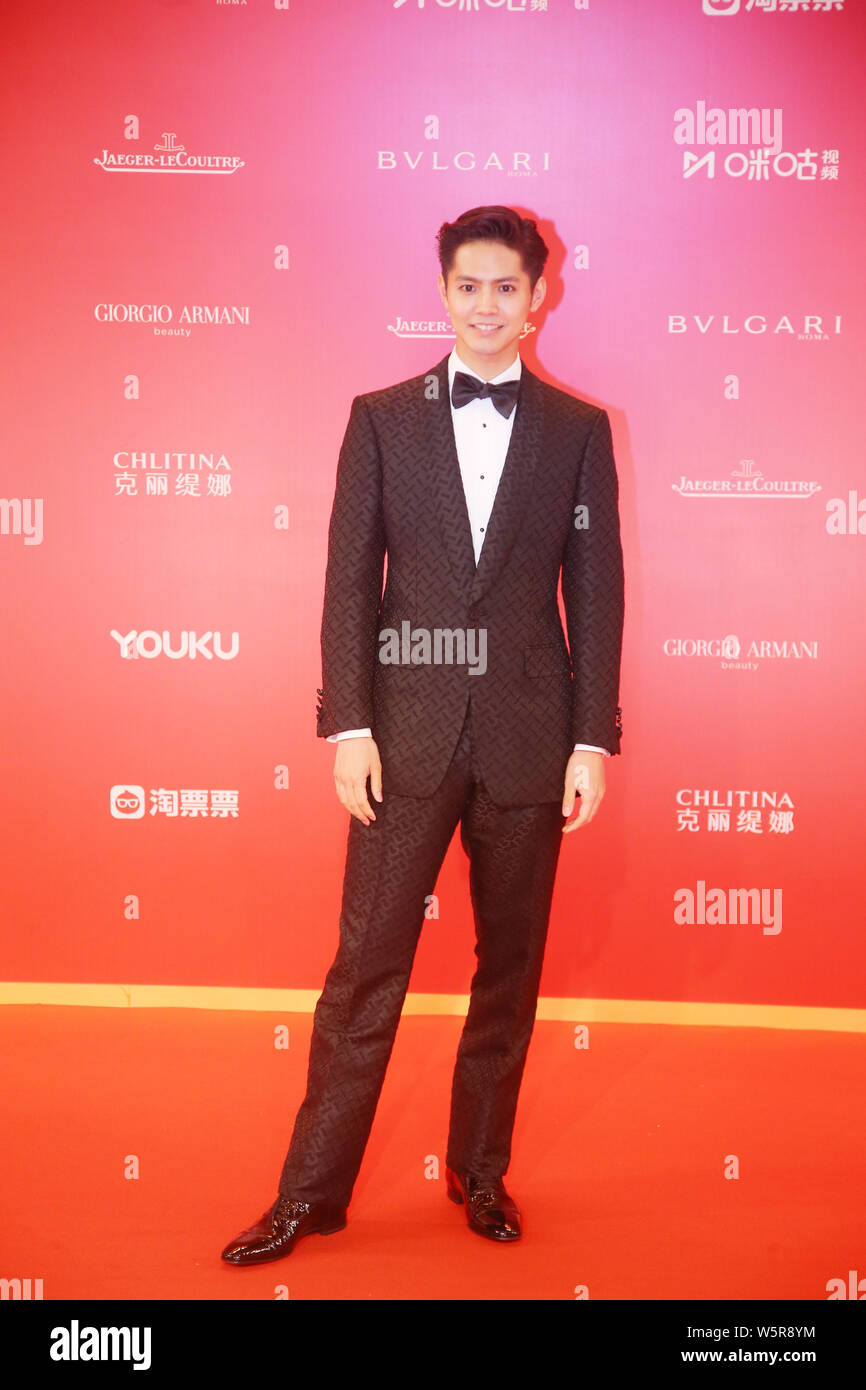Japanese singer and actor Ryota Katayose arrives on the red carpet for ...