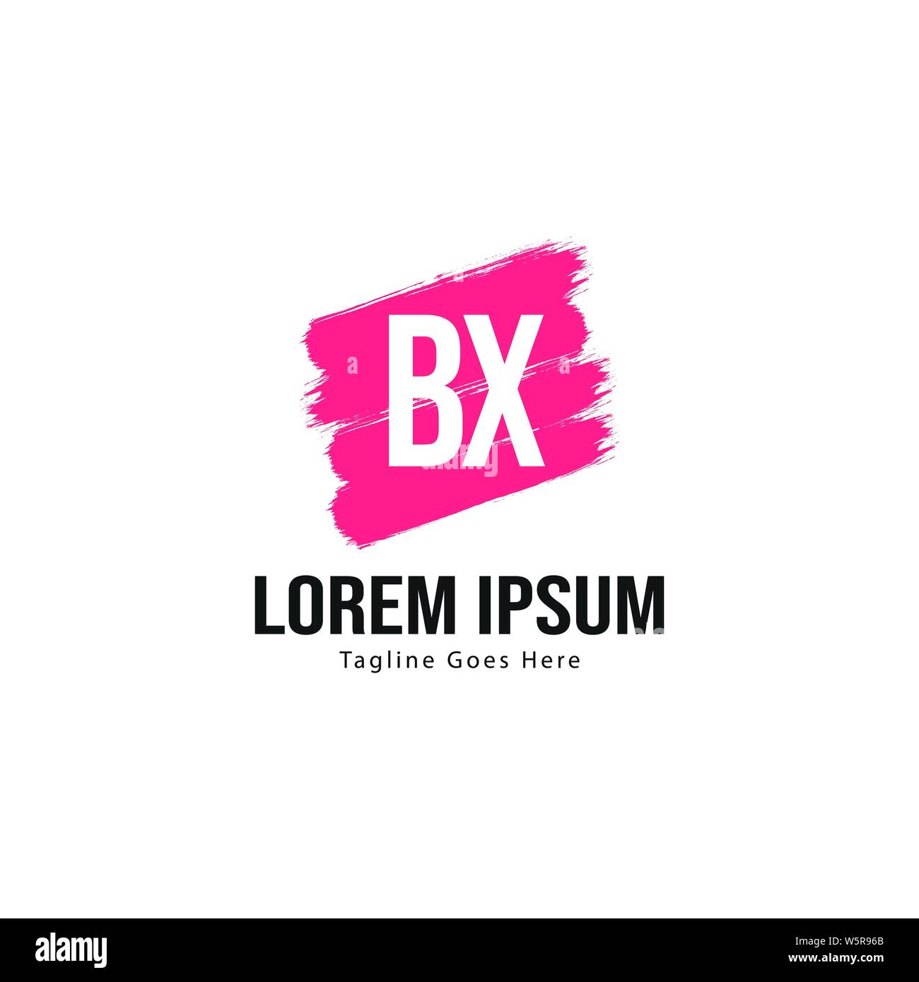 BX Letter Logo Design. Creative Modern BX Letters Icon Illustration ...