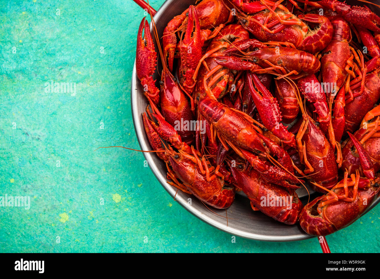 Red Crayfish, Close Up View with Detail, From Above Stock Photo - Alamy