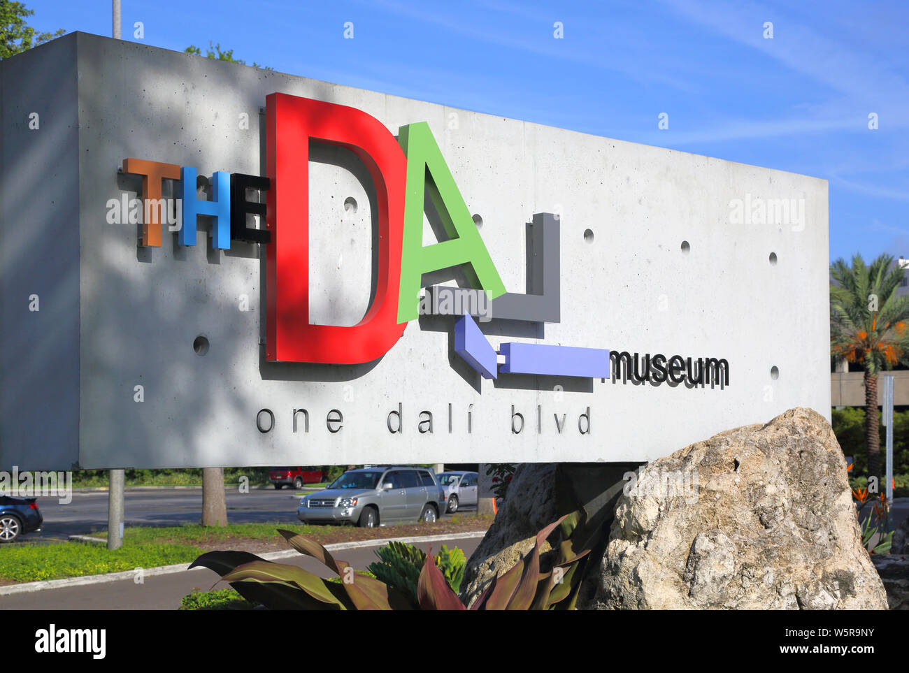 sign at the salvador dali museum in st petersburg on the florida coast ...