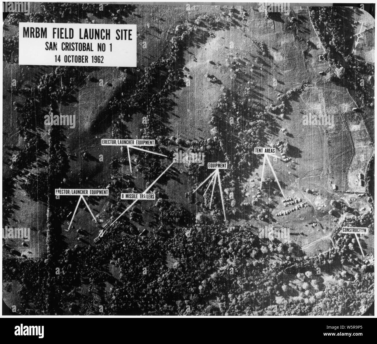 MRBM Field Launch Site San Cristobal No. 1 14 October 1962 Stock Photo ... MRBM Field Launch Site San Cristobal No. 1 14 October 1962 Stock Photo ...