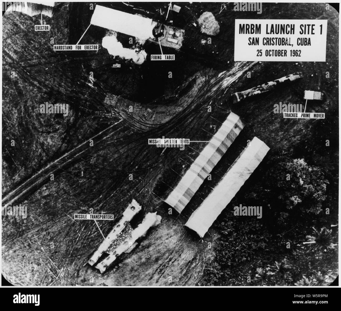 MRBM Launch Site 1 San Cristobal, Cuba 25 October 1962 Stock Photo - Alamy