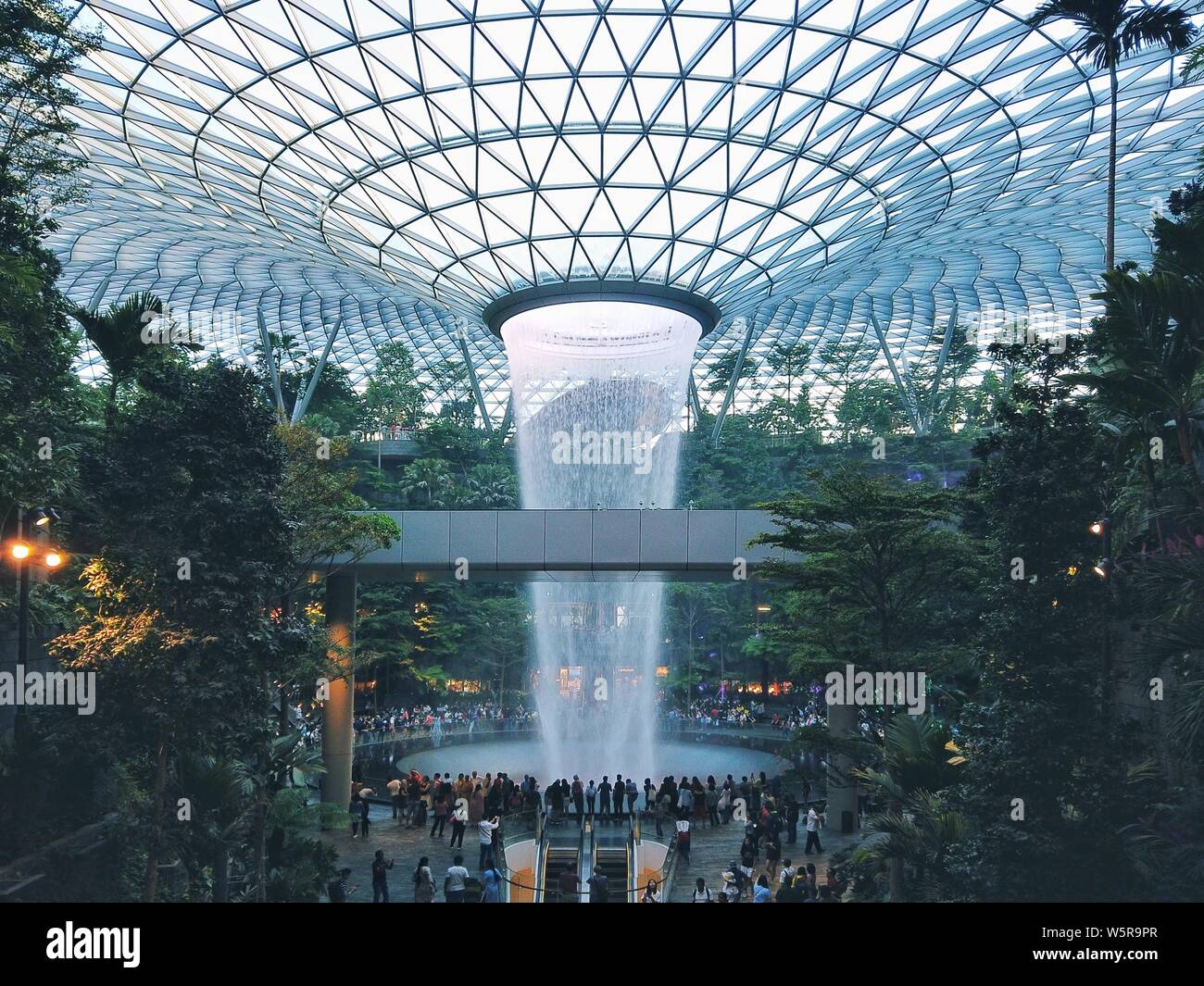Landscape of the Jewel complex featuring the world's tallest indoor ...