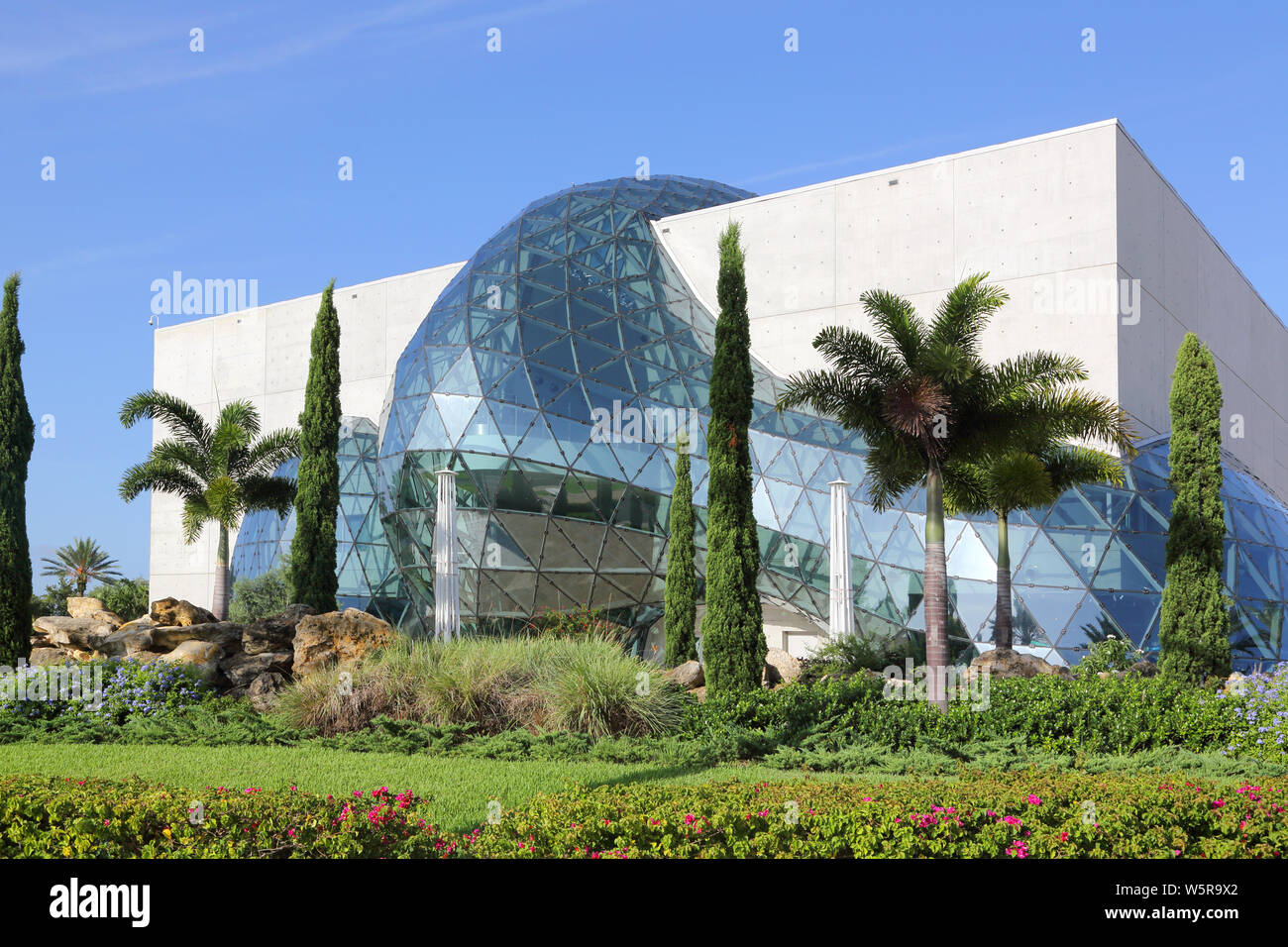 geodesic structures at the salvador dali museum in st petersburg on the ...