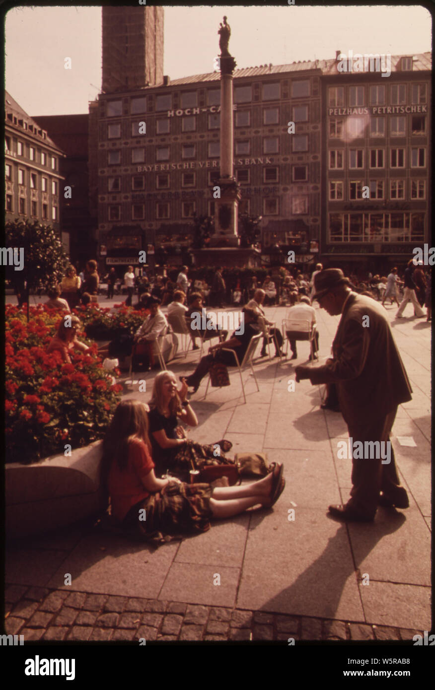 MUNICH'S LARGE AND BEAUTIFUL FUSSGANGERZONE (PEDESTRIAN ZONE) HAS ...