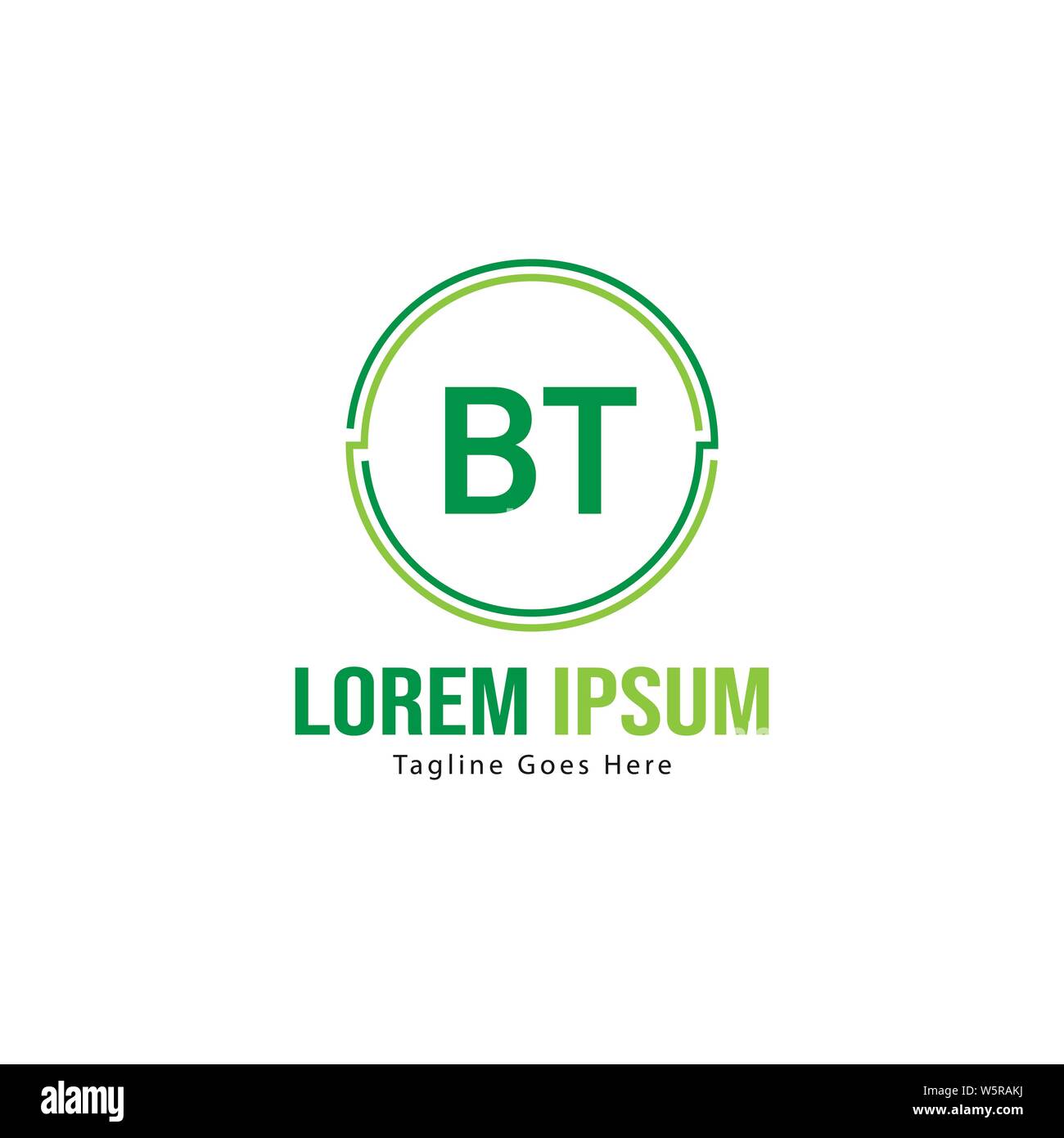 BT Letter Logo Design. Creative Modern BT Letters Icon Illustration ...