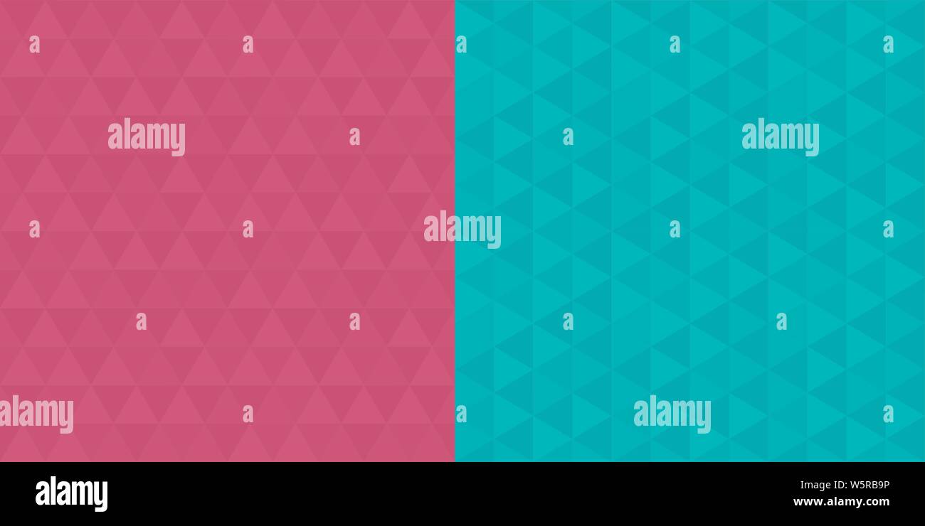 Set of seamless background. Abstract geometric patterns vector ...