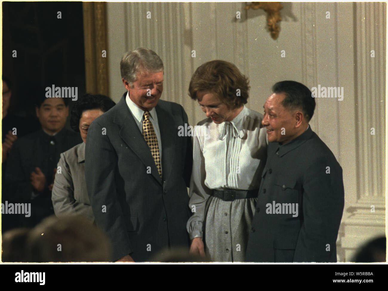 Madame Zhuo Lin, Jimmy Carter, Rosalynn Carter and Deng Xiaoping at the ...