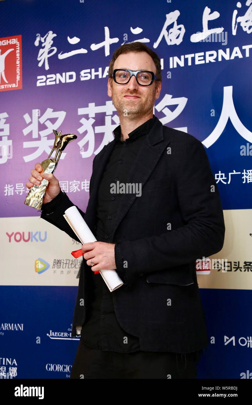 American born Jake Pollock poses with his trophy after winning "Best ...