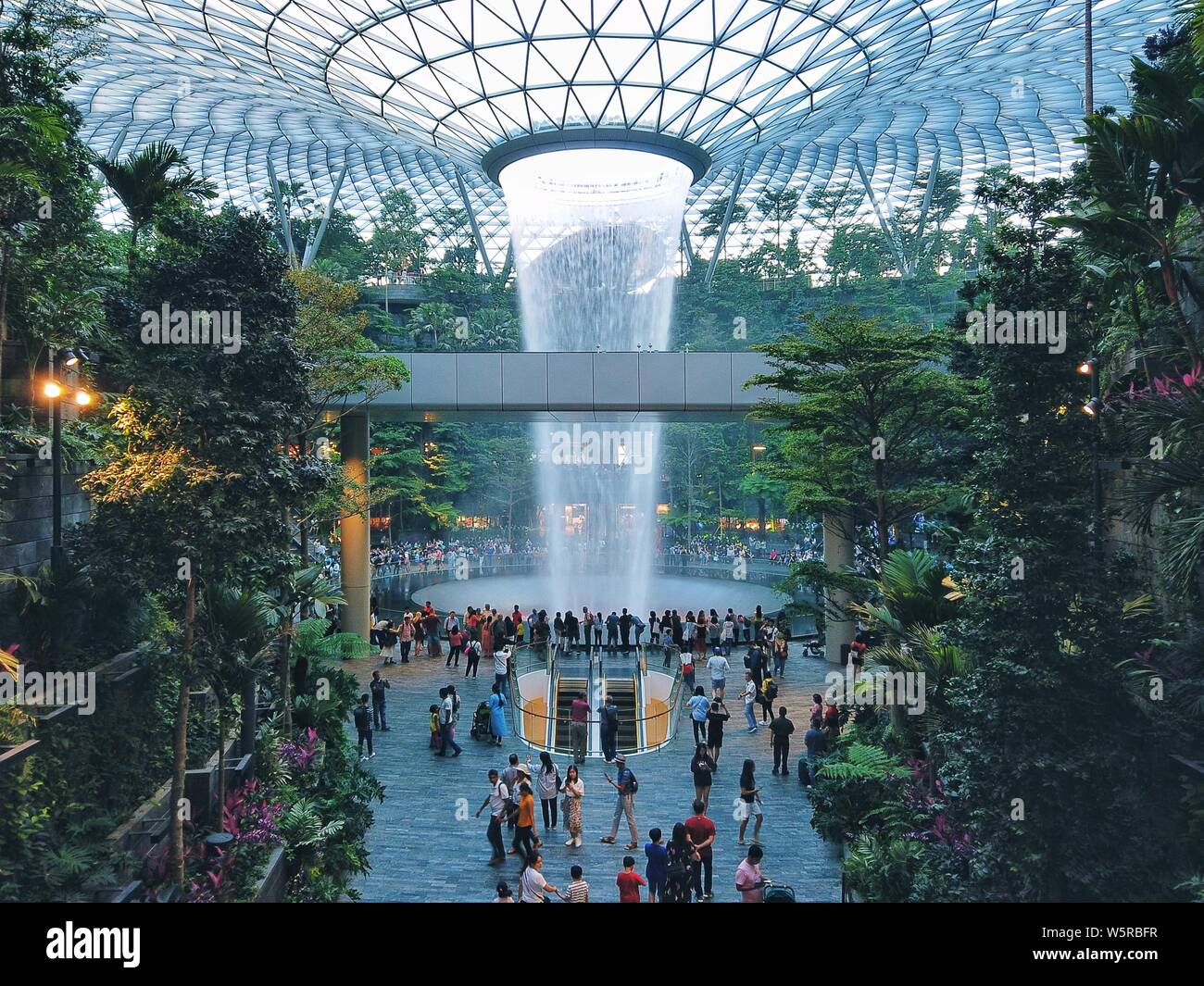 Landscape of the Jewel complex featuring the world's tallest indoor ...