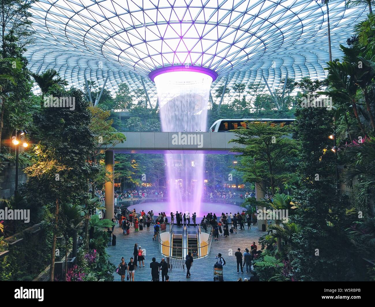 Landscape of the Jewel complex featuring the world's tallest indoor ...