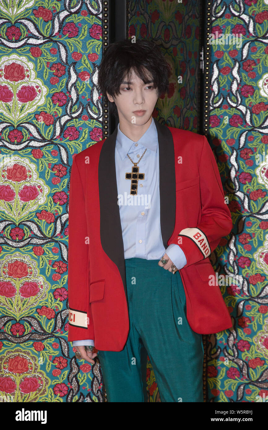 Chinese singer and songwriter Hua Chenyu, also known as HuaHua, attends ...