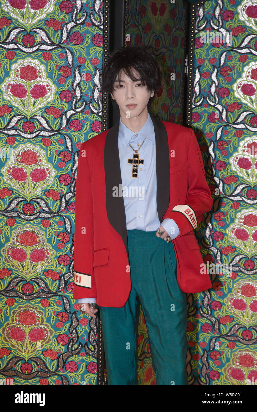Chinese singer and songwriter Hua Chenyu, also known as HuaHua, attends ...