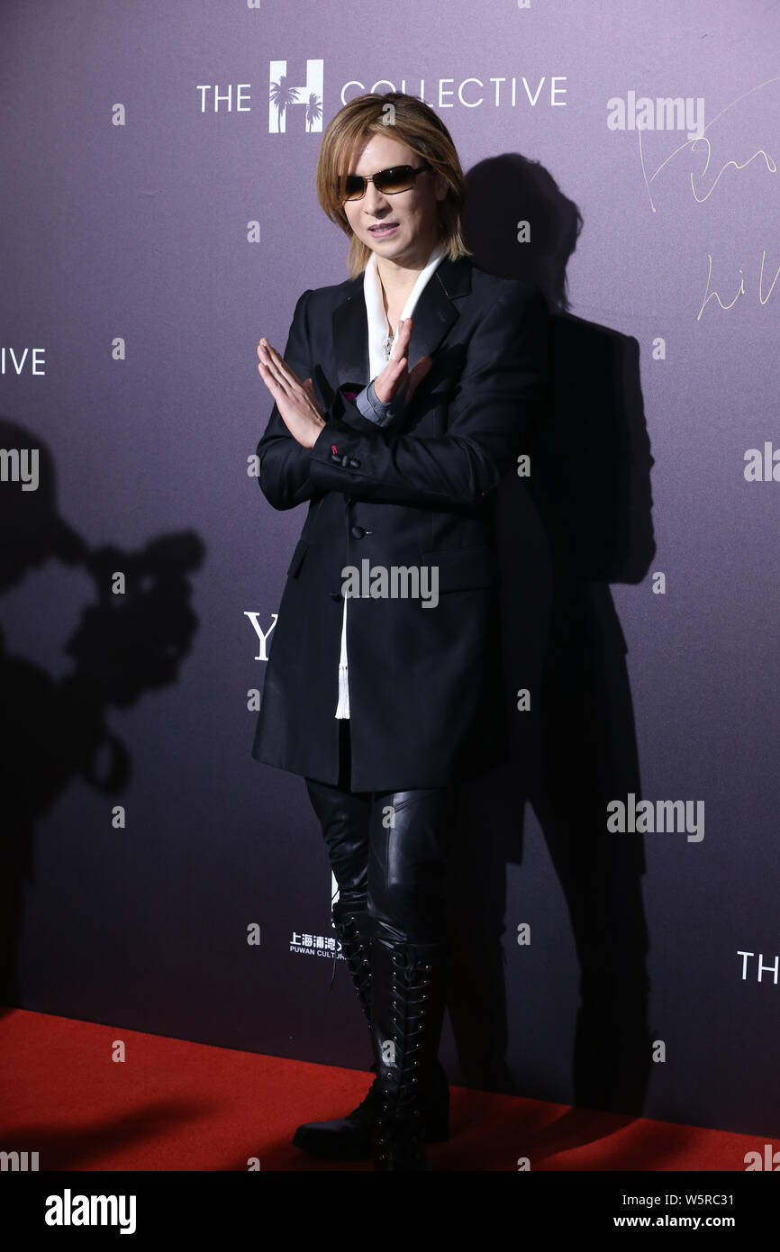 Yoshiki Hayashi, better known by his stage name Yoshiki, of Japanese heavy metal band X Japan ...