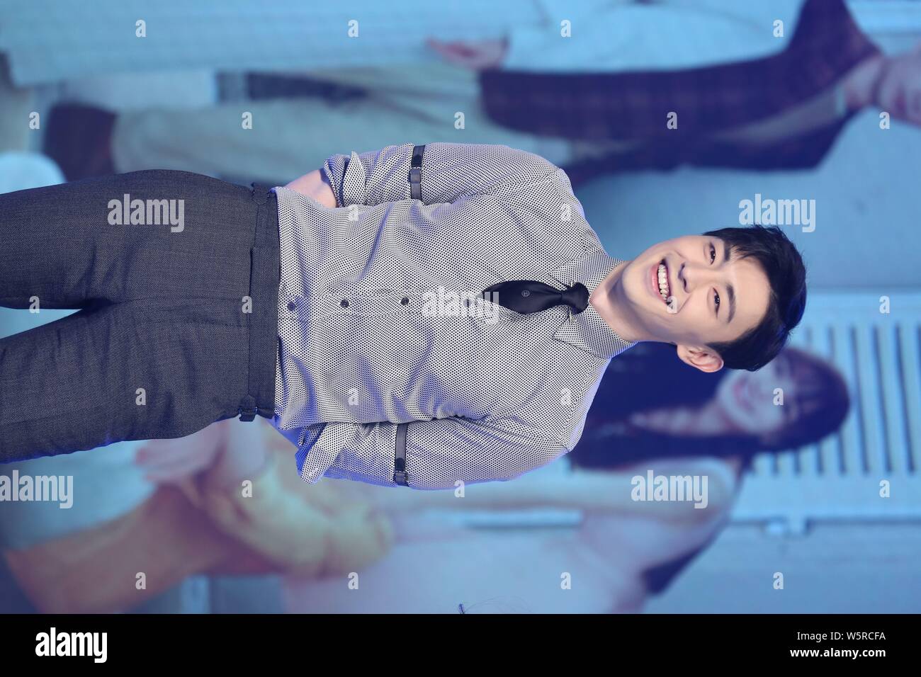 Chinese actor Deng Lun attends a press conference for TV series "My ...
