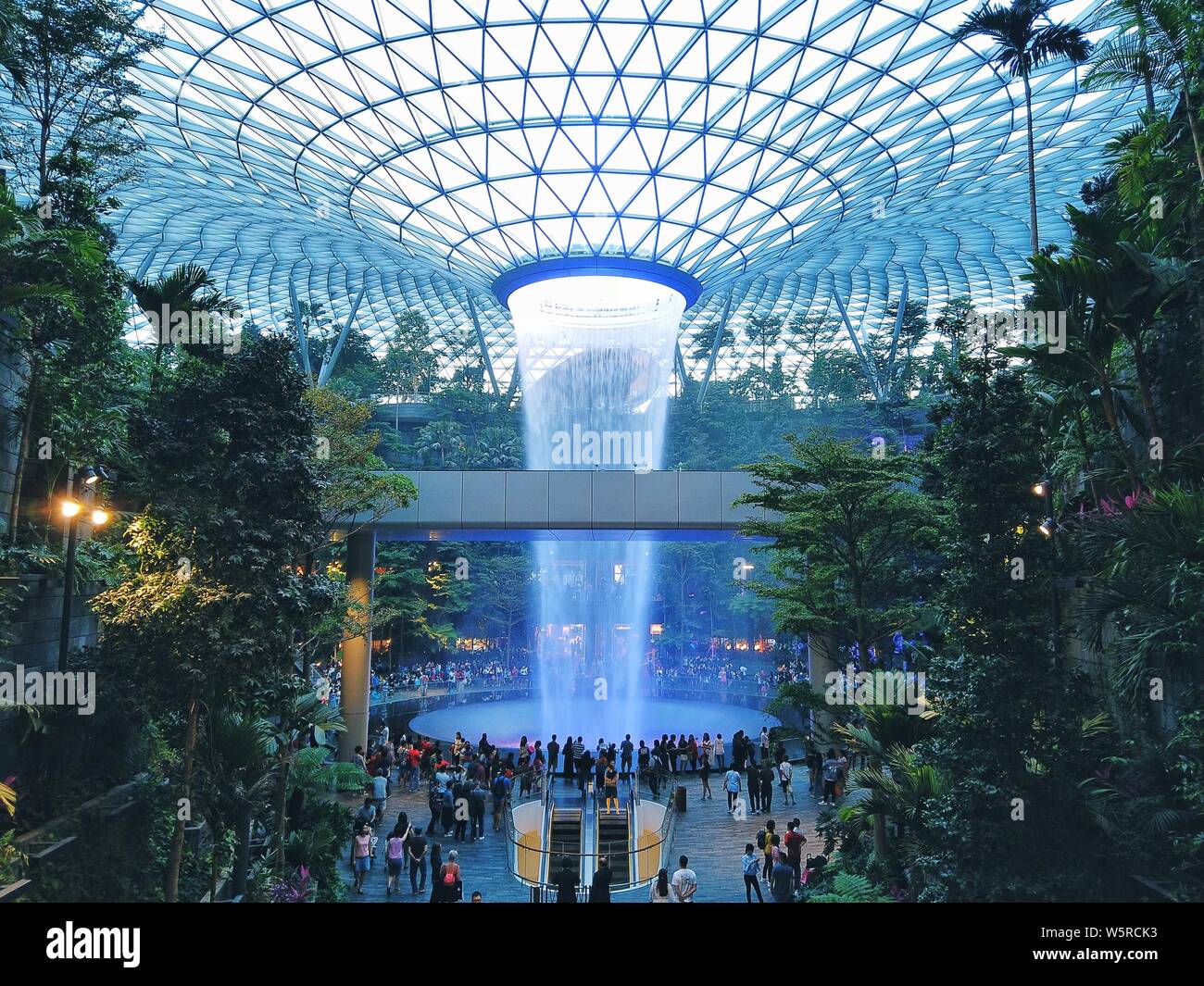 Landscape of the Jewel complex featuring the world's tallest indoor ...