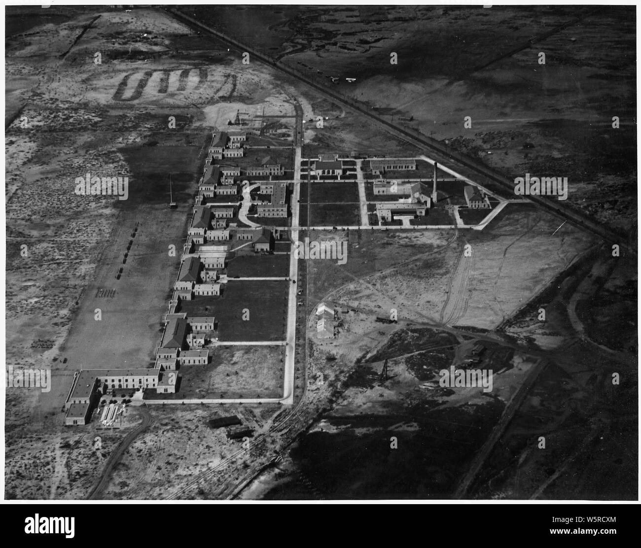 Marine Corps Base: Aerial View Showing Development, September 10, 1924 ...