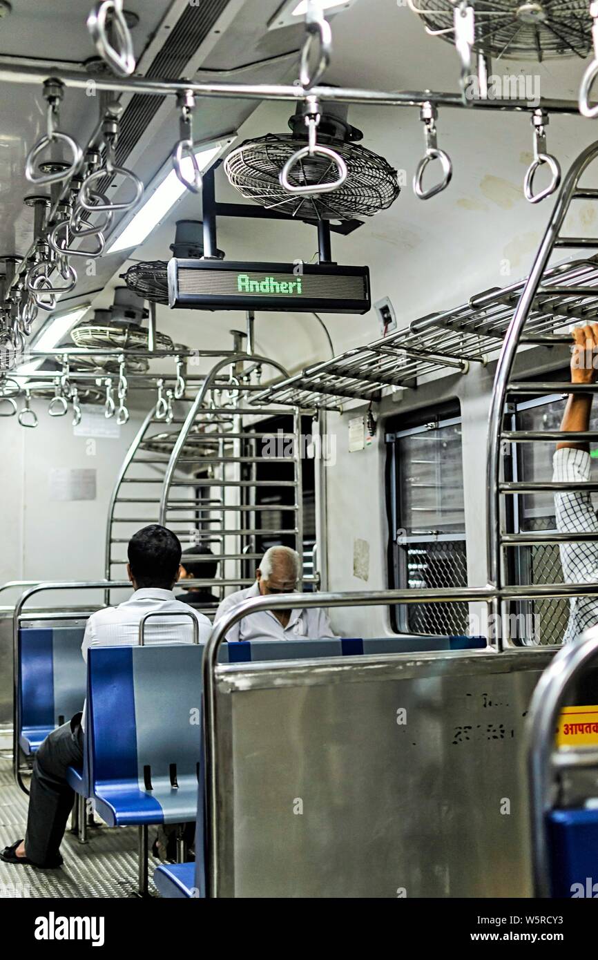 indicator in train Andheri Railway Station Mumbai Maharashtra India ...