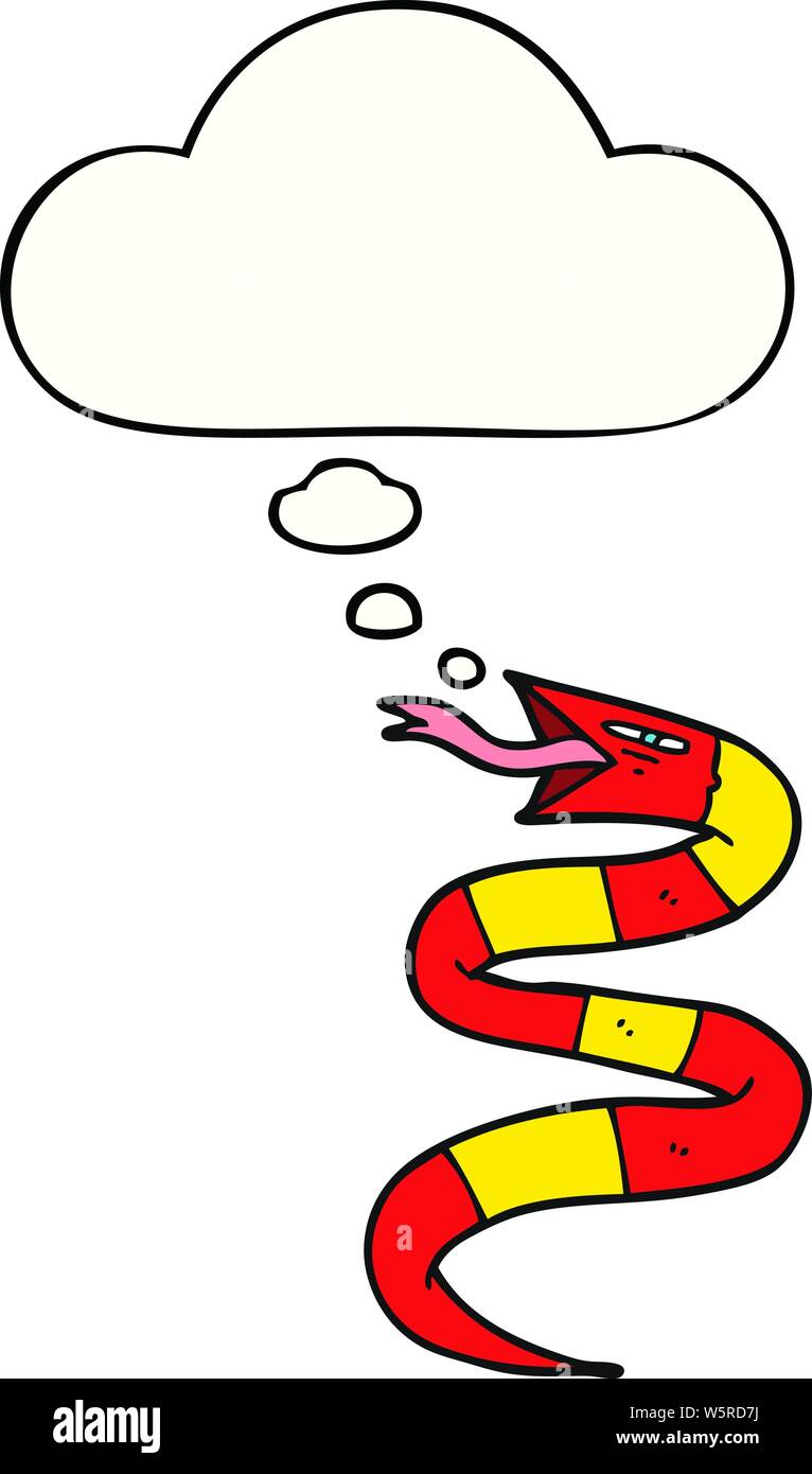 Cartoon snake bubble hi-res stock photography and images - Alamy