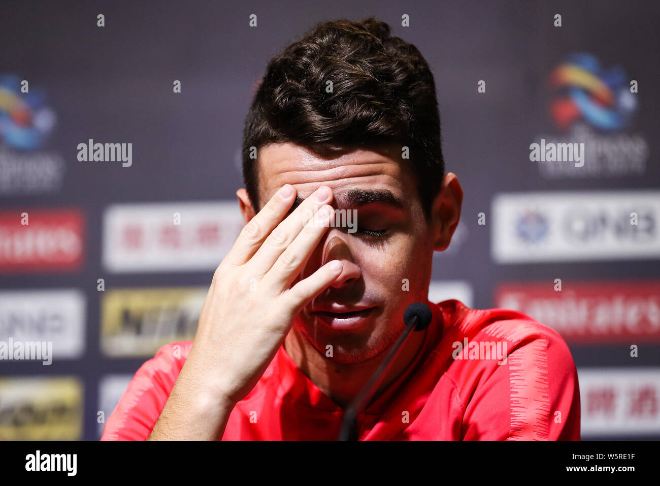 Brazilian football player Oscar dos Santos Emboaba Junior, better known ...