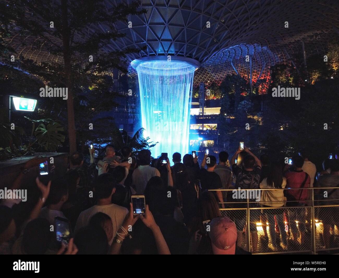Landscape of the Jewel complex featuring the world's tallest indoor ...