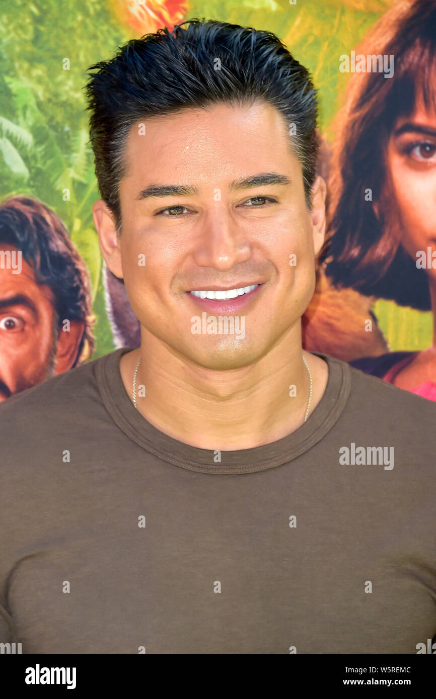 Mario Lopez at the world premiere of the movie 'Dora and the Golden ...