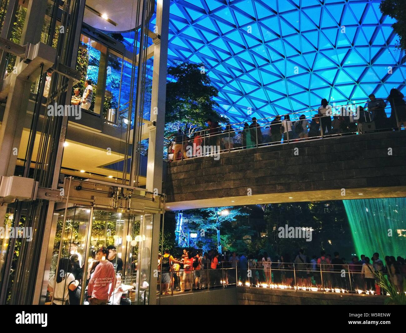 Landscape of the Jewel complex featuring the world's tallest indoor ...