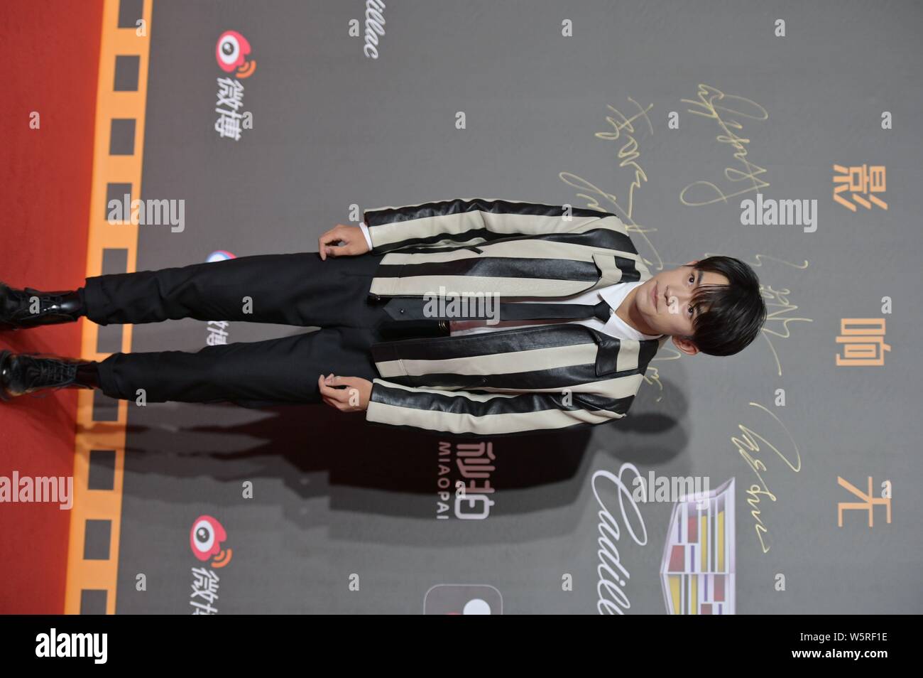 Jackson Yee or Yi Yangqianxi of Chinese boy group TFBoys arrives on the ...