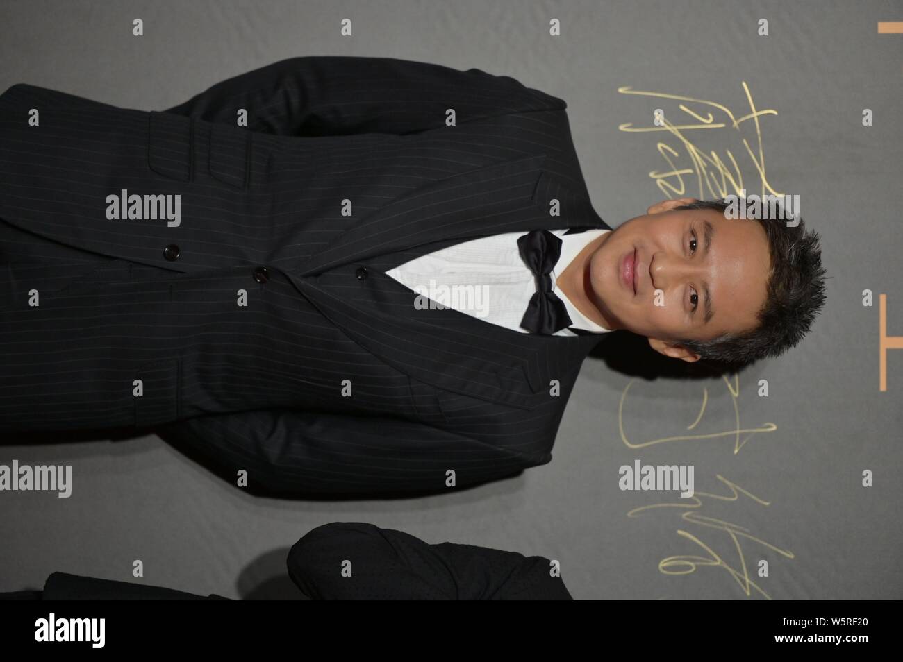 Chinese actor Deng Chao arrives on the red carpet for 2019 Sina Weibo ...